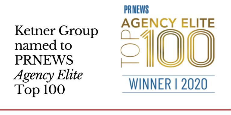 Ketner Group Named to 2020 PRNEWS Agency Elite Top 100 List